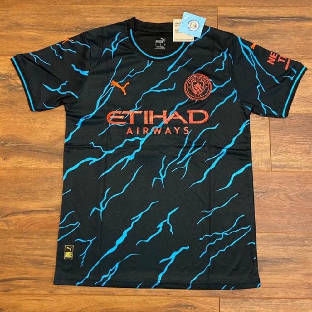 Manchester City Haaland 2024 Third Kit Jersey - Gem